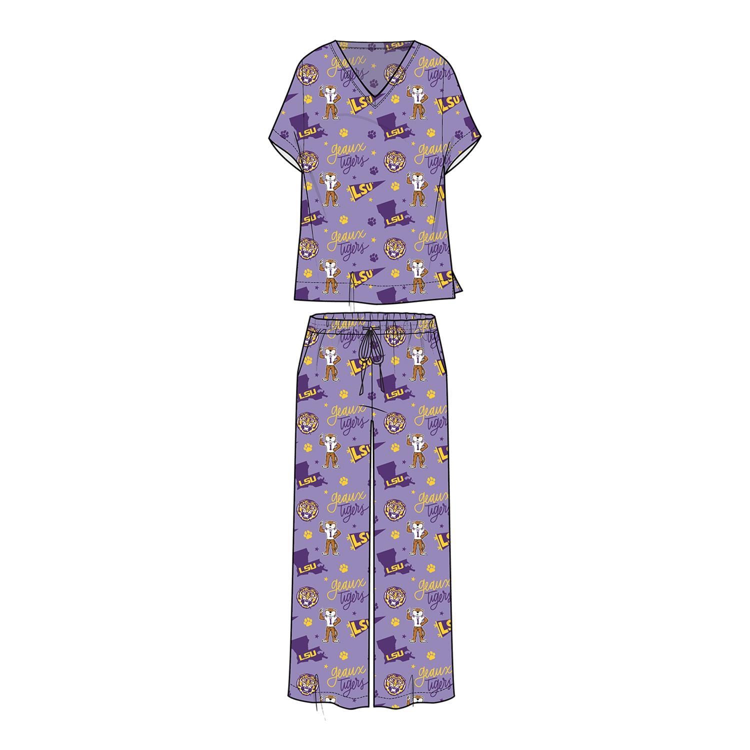 ALLI LSU PAJAMA SET – Kelly's Korner - Oakdale
