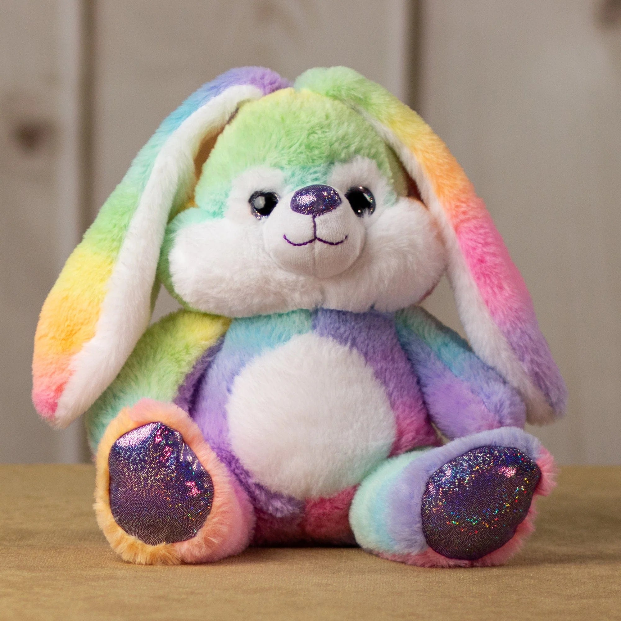 RAINBOW BUNNY PLUSH – Kelly's Korner - Oakdale
