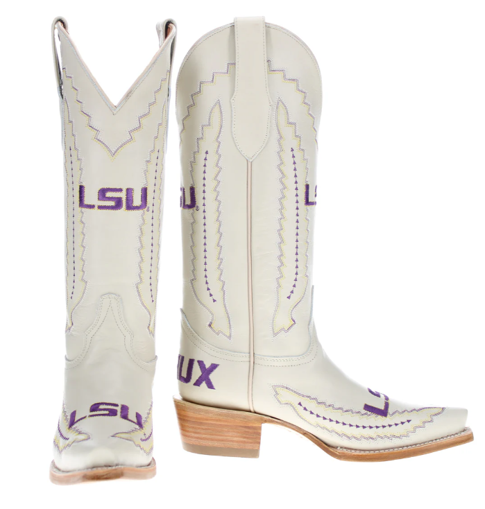 NAOMI LSU LEATHER BOOTS – Kelly's Korner - Oakdale