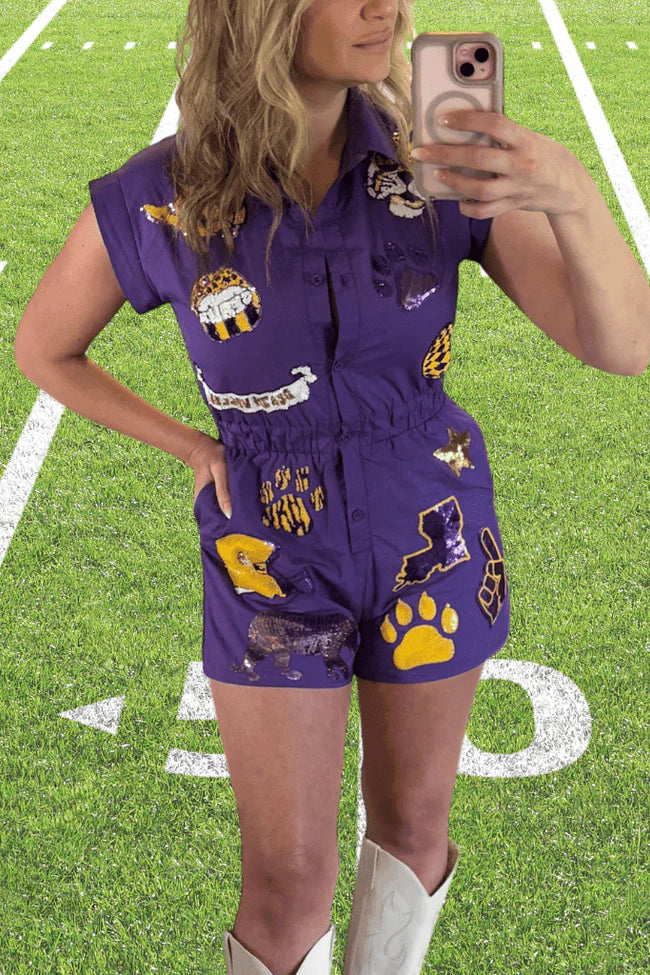 GAME DAY SPIRIT ROMPER – Kelly's Korner - Oakdale